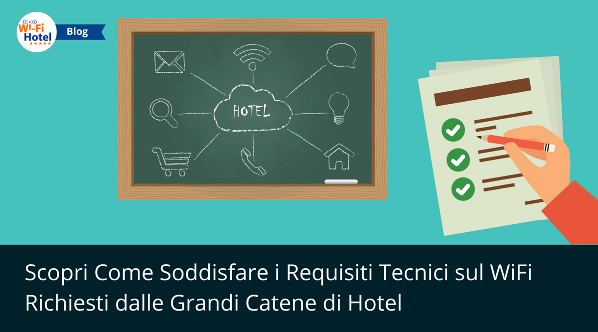 I 7 Requisiti Richiesti al WiFi per Catene Alberghiere